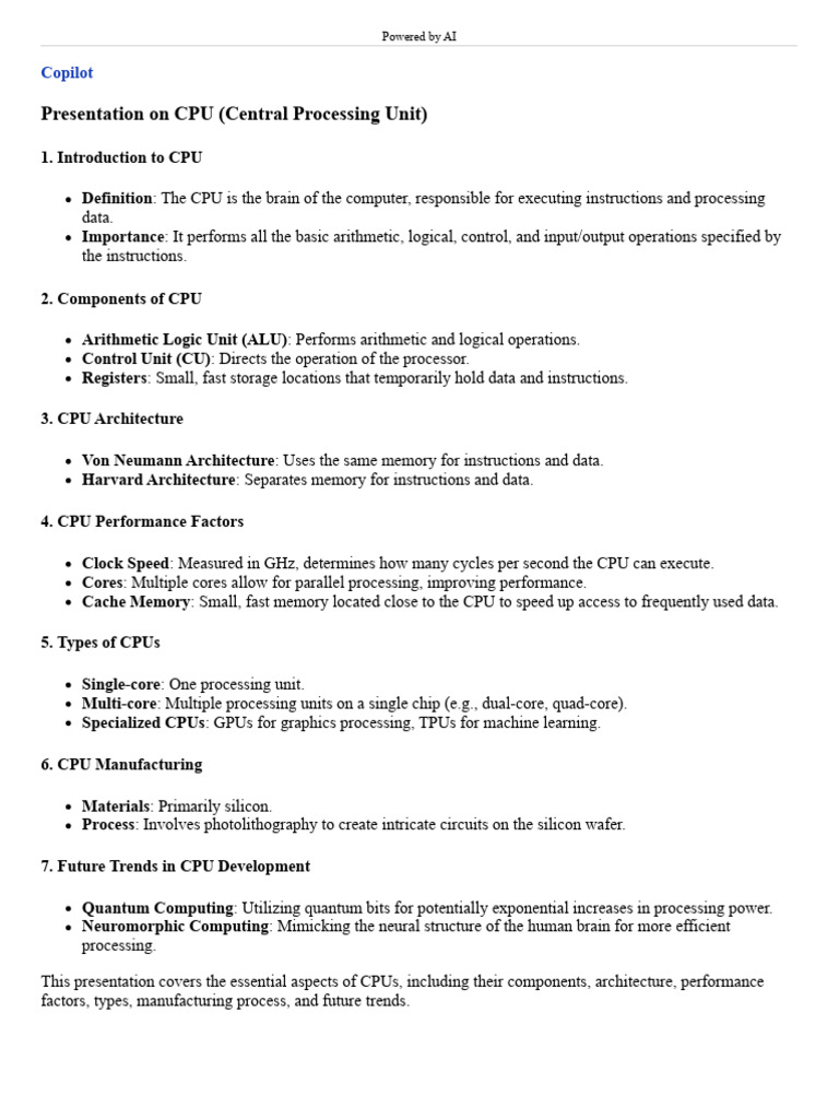 Cpu | PDF