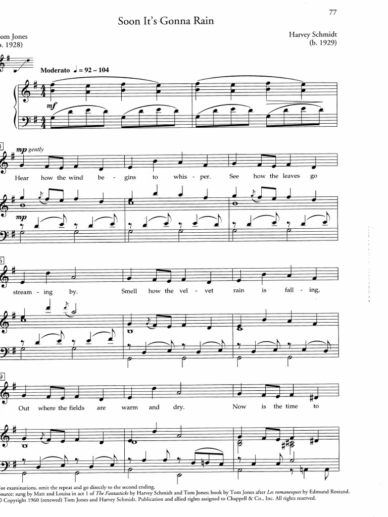 Soon Its Gonna Rain | PDF