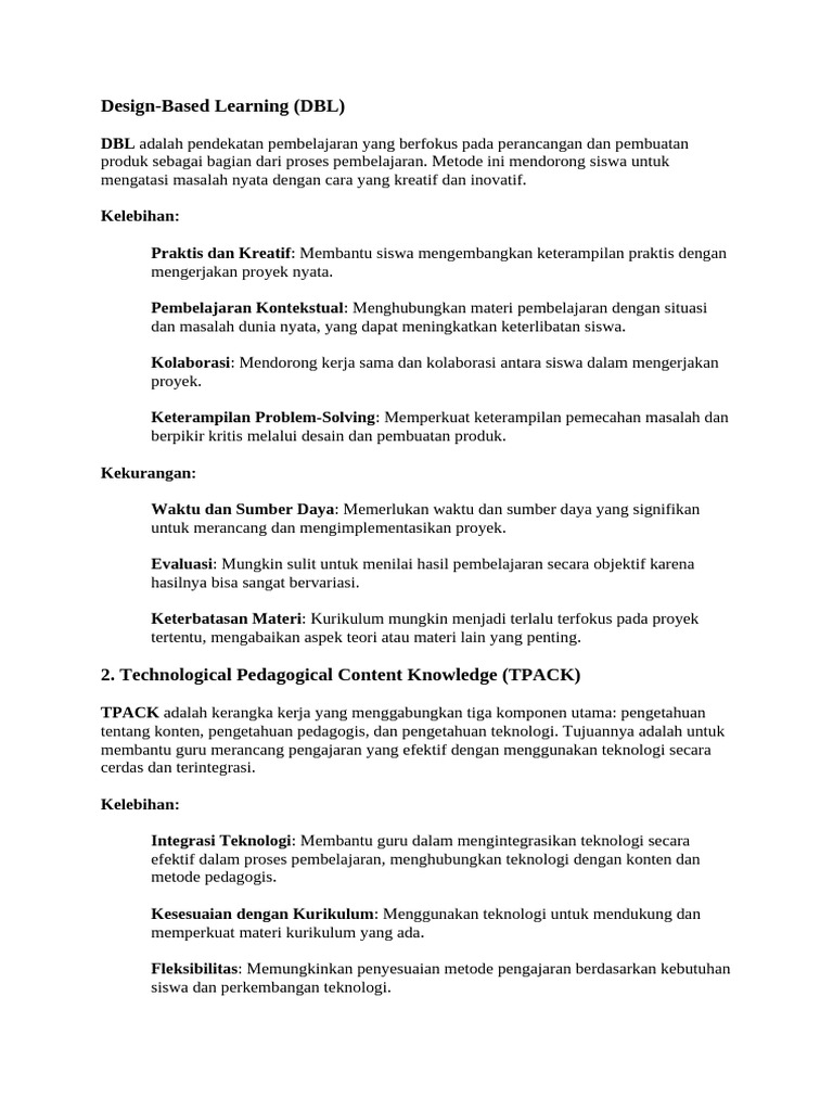 Perbedaan DBL Dan Trpack | PDF