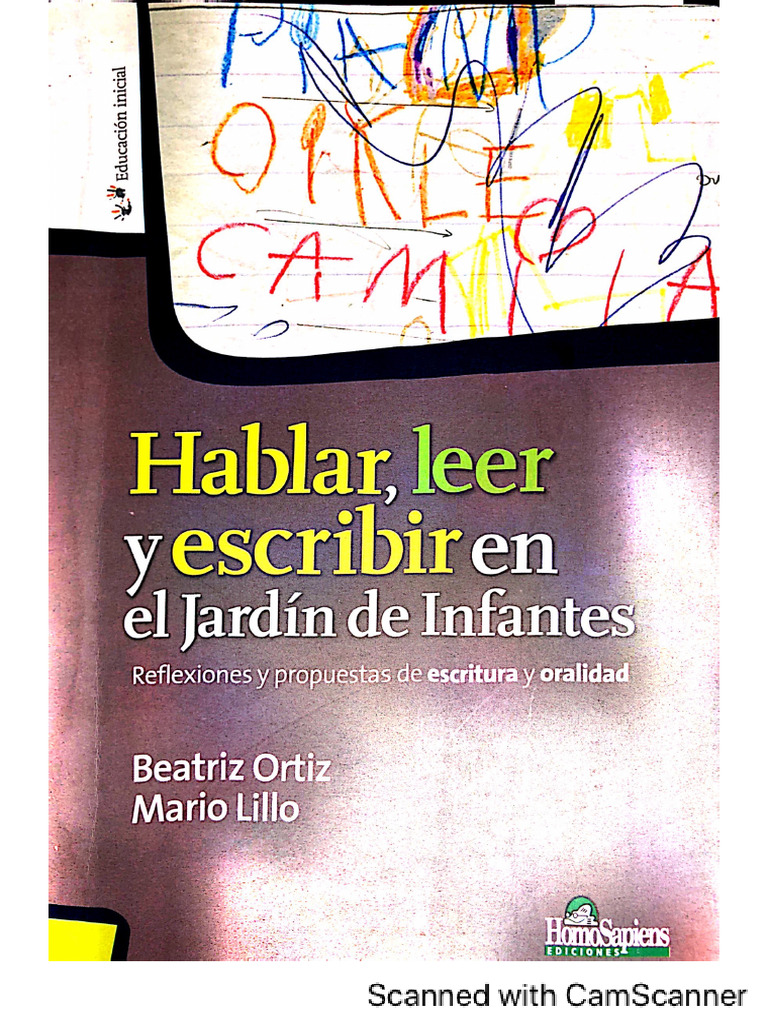 Hablar, Leer y Escribir en El Jardín de Infantes | PDF