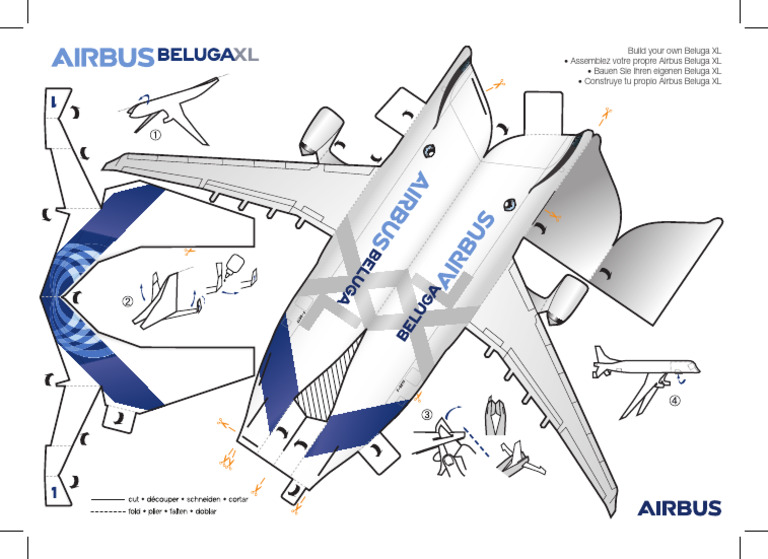 Papercraft - Build Your Own Beluga XL | PDF