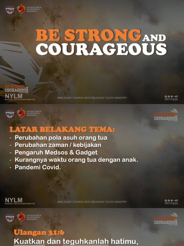 BE STRONG AND COURAGEOUS | PDF