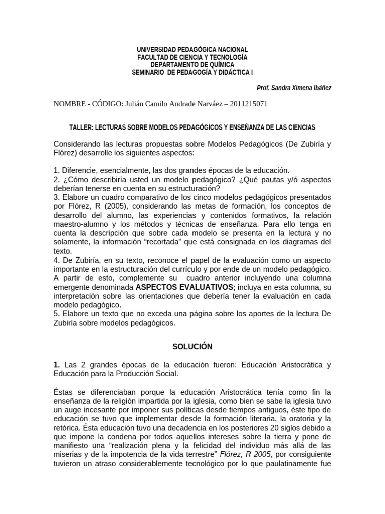 Actividad MODELOS | PDF