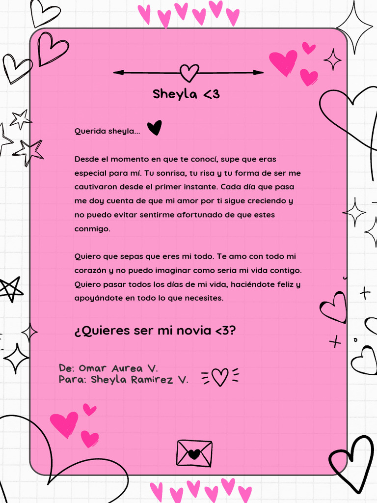 Sheyla 3: ¿Quieres Ser Mi Novia 3? | PDF