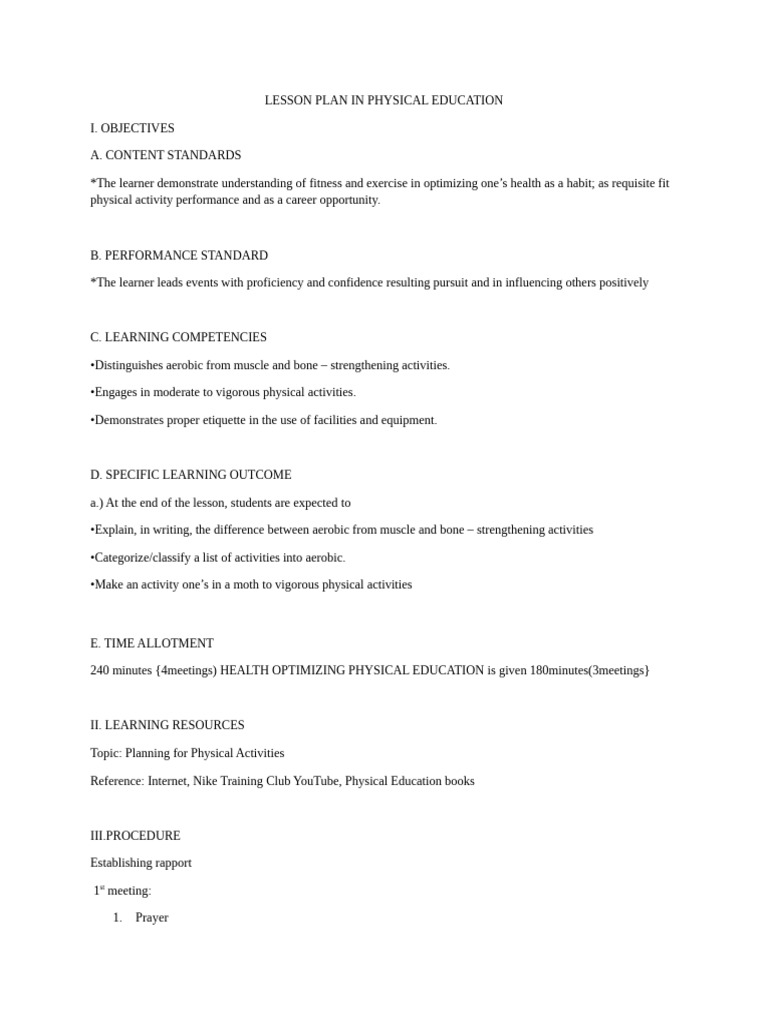 Chelle Lesson Plan | PDF