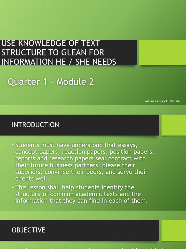 Eapp PPT Module 2 For Students | PDF Eapp PPT Module 2 For Students | PDF
