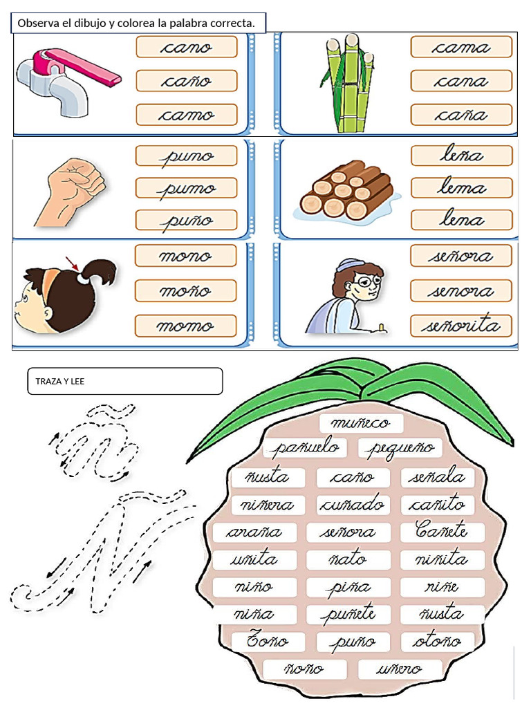 Tarea Letra Ñ 02 | PDF