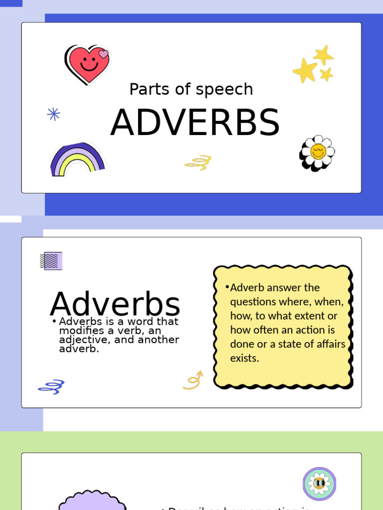 Adverbs Grade 7 | PDF