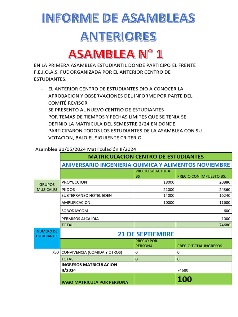 Asamblea 1 y 2 | PDF