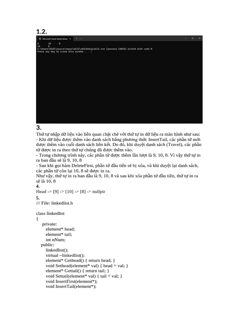 Head - (9) - (10) - (8) - Nullptr | PDF