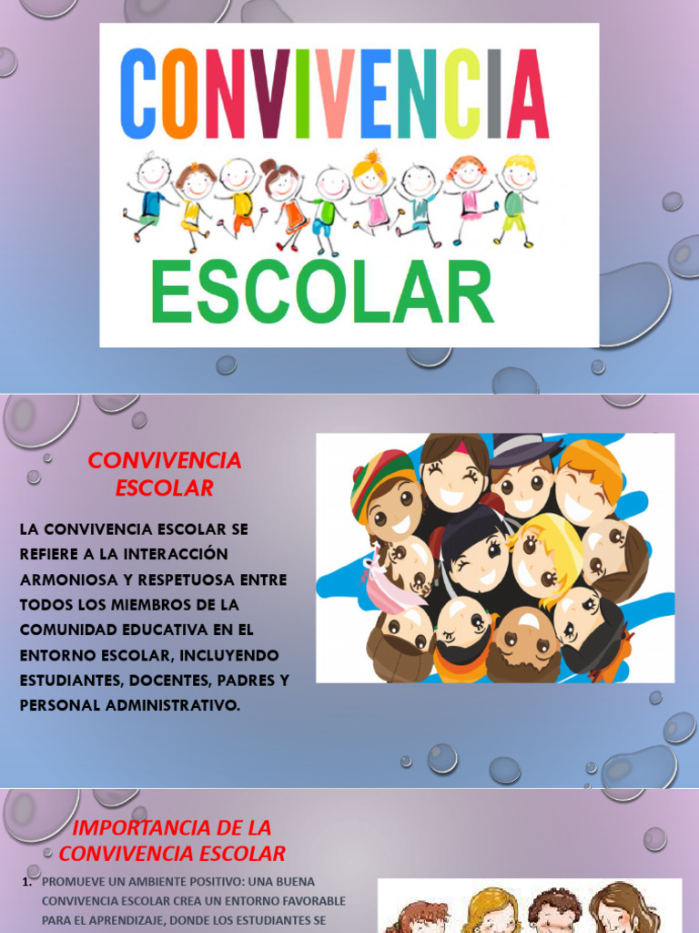 Convivencia Escolar | PDF