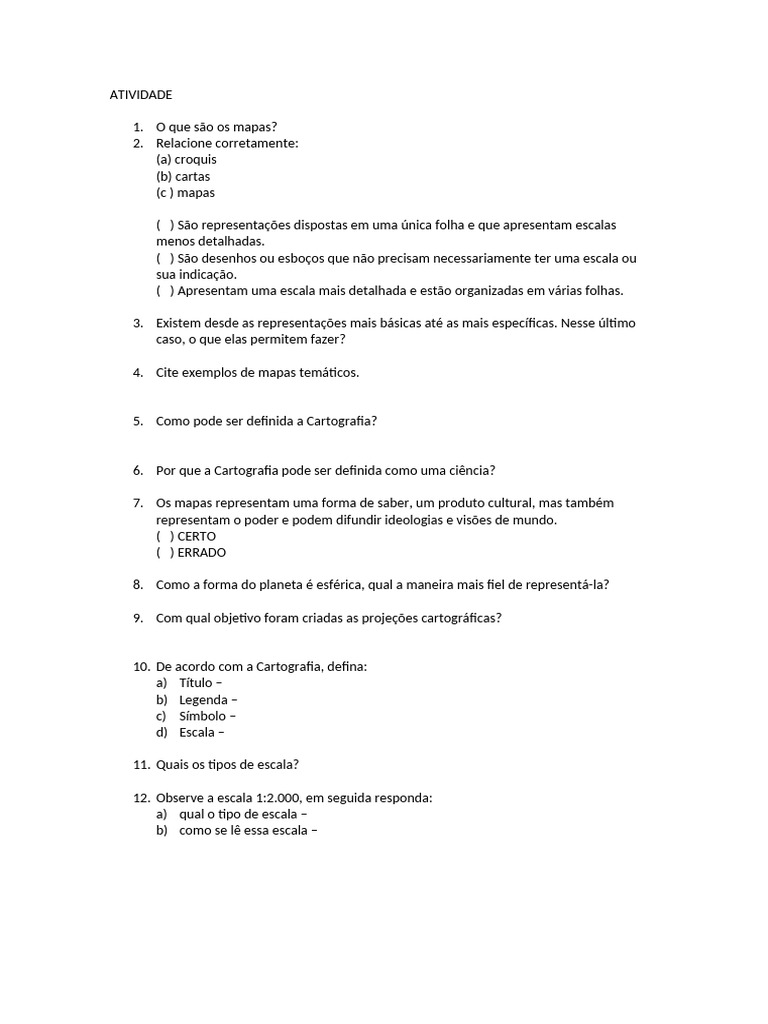 Ativ Cartografia | PDF