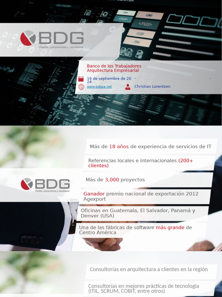 BDG ArquitecturaEmpresarial 16-05-2022 | PDF