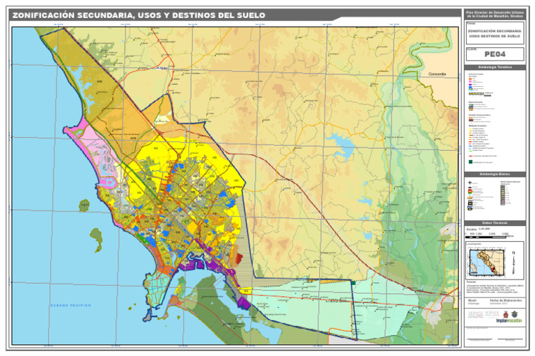 PE04. Zonificación Secundaria, Usos y Destinos Del Suelo | PDF