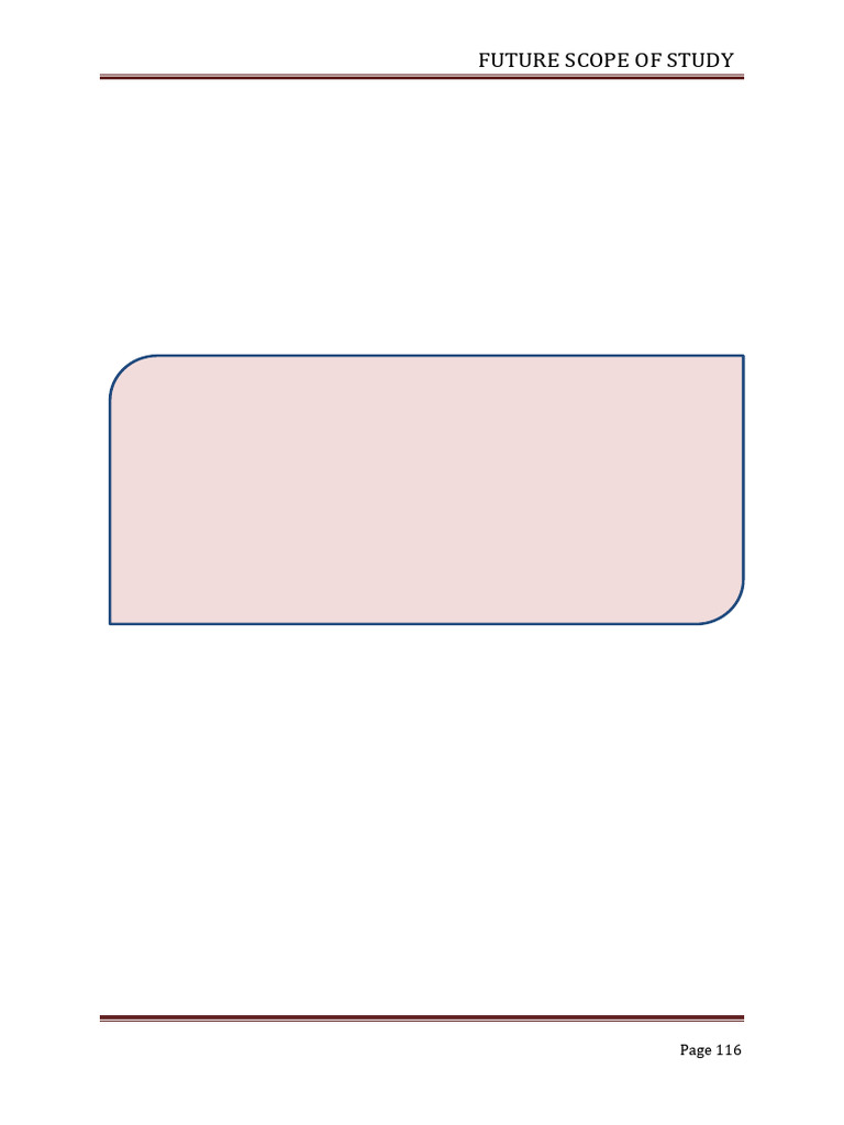 Future Scope of Study | PDF