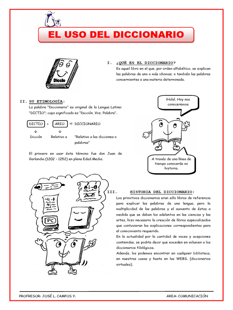 El Uso Del Diccionario | PDF