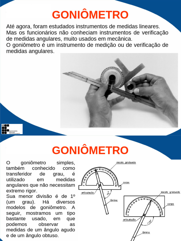 Uso y Tipos de Goniómetros | PDF