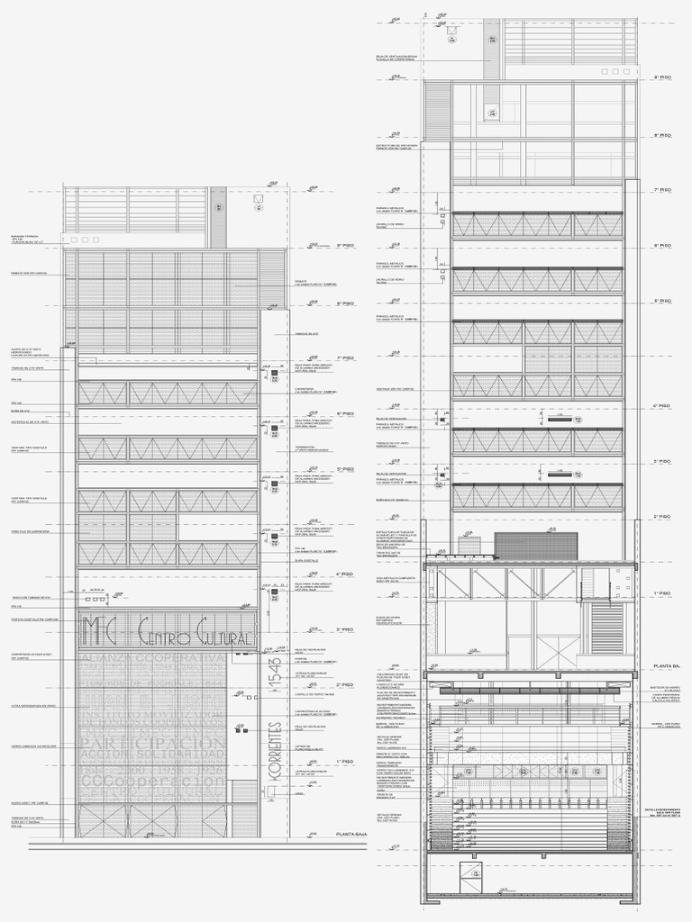 Planos Centro Cultural de la Cooperacion | PDF