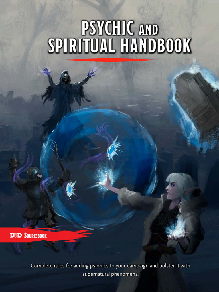 Psychic and Spiritual Handbook For DD 5e by Therin Creative | PDF