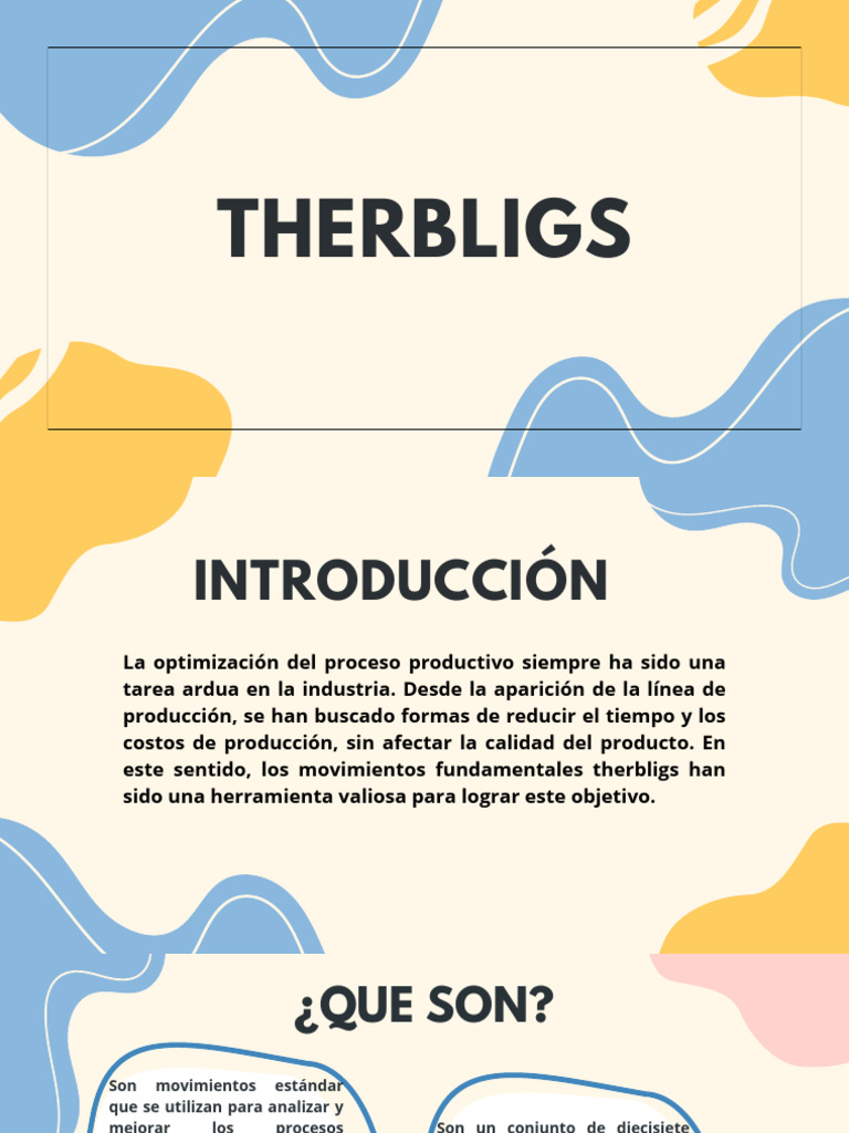 Exposicion Therbligs | PDF