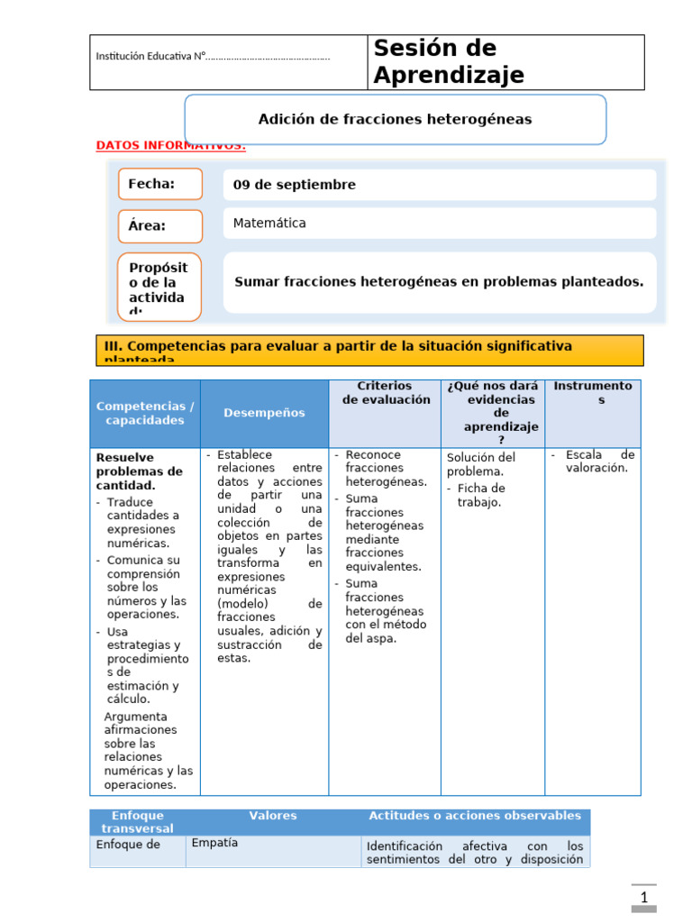 4° Act 10 Septiembre N°1 Mate | PDF