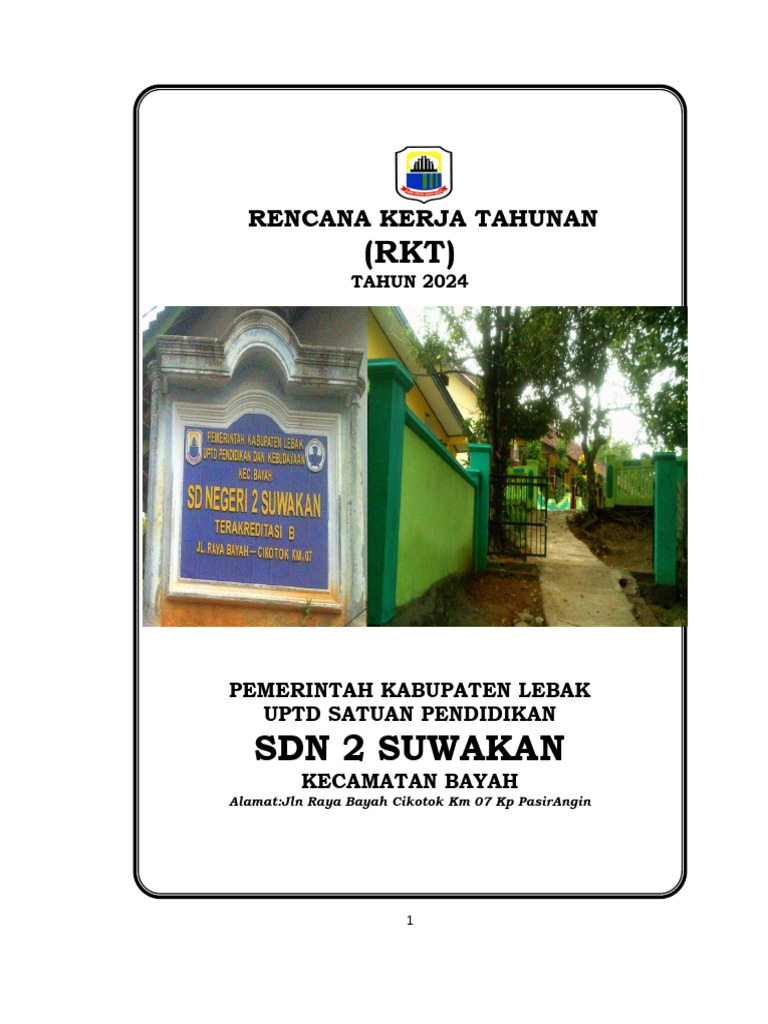 RKT SDN 2 Suwakan 2024. | PDF