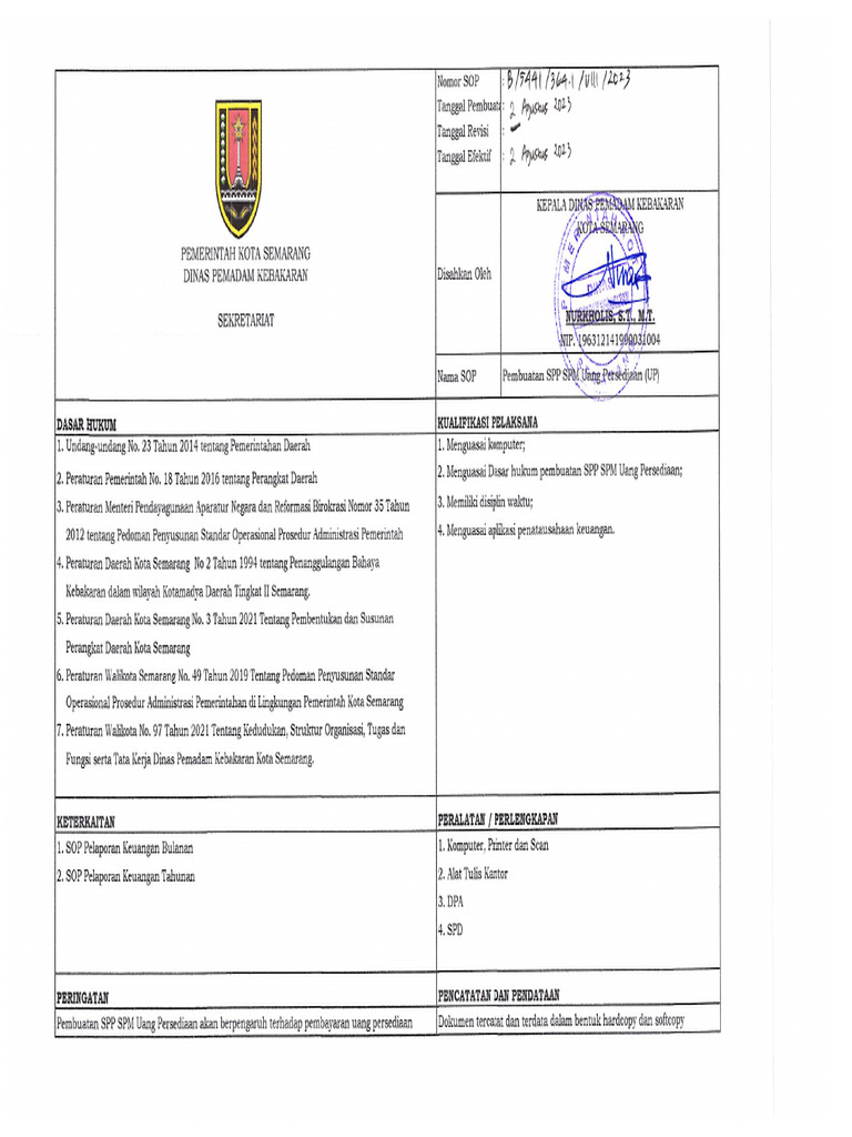 SOP_PEMBUATAN_SPP_SPM_UANG_PERSEDIAAN_(UP)_5441 | PDF