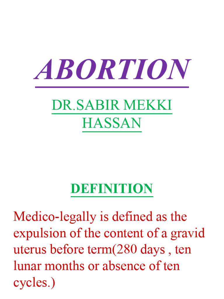 ABORTION | PDF