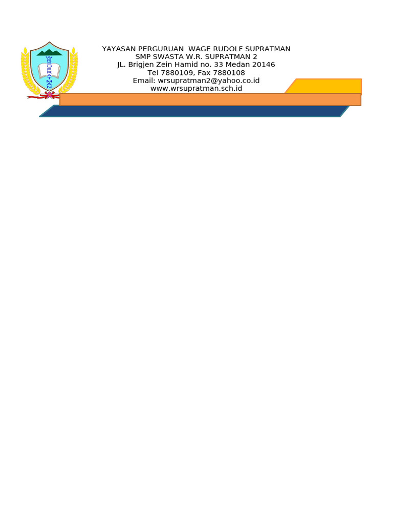 Yayasan Perguruan Wage Rudolf Supratman | PDF