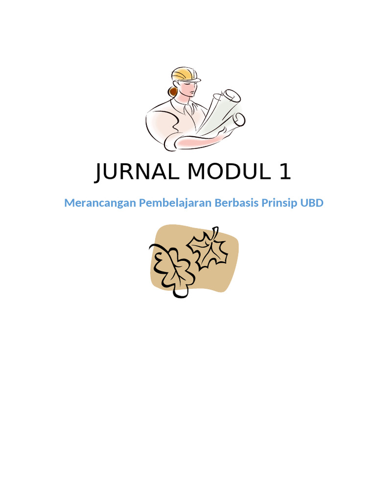 Jurnal Modul 1: Merancang Pembelajaran UBD | PDF | Pedagogy | Self ...