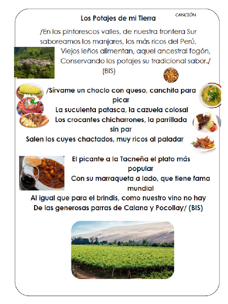 Canción A Tacna | PDF