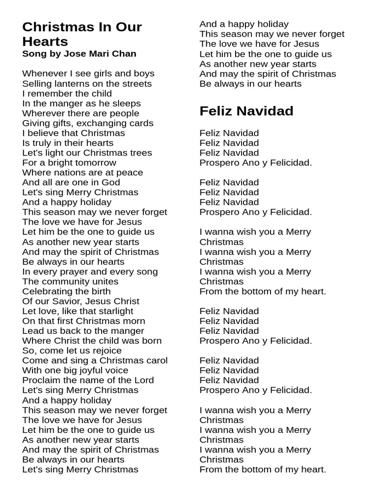 Christmas Song Lyrics | PDF | Santa Claus's Reindeer | Rudolph The Red ...