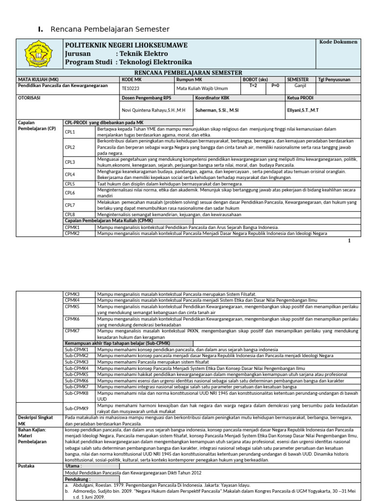 E PNL Rps - PPKN | PDF