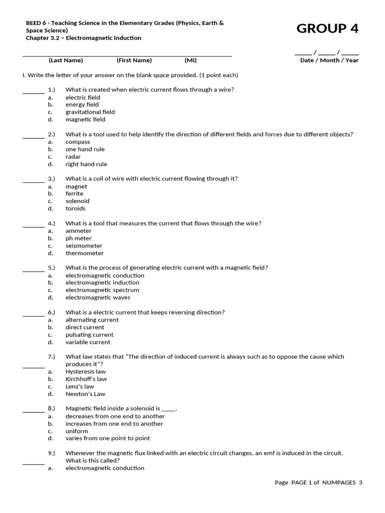 electro-questions | PDF