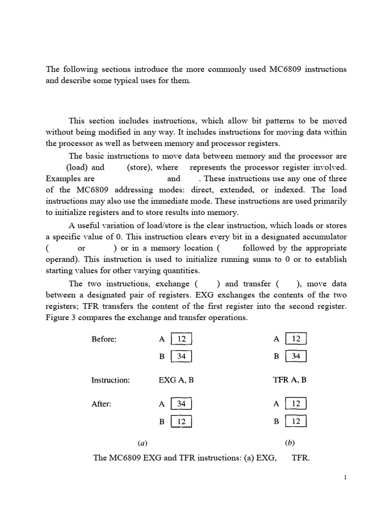 04 Assembly 6809 A | PDF | Central Processing Unit | Teaching Methods & Materials