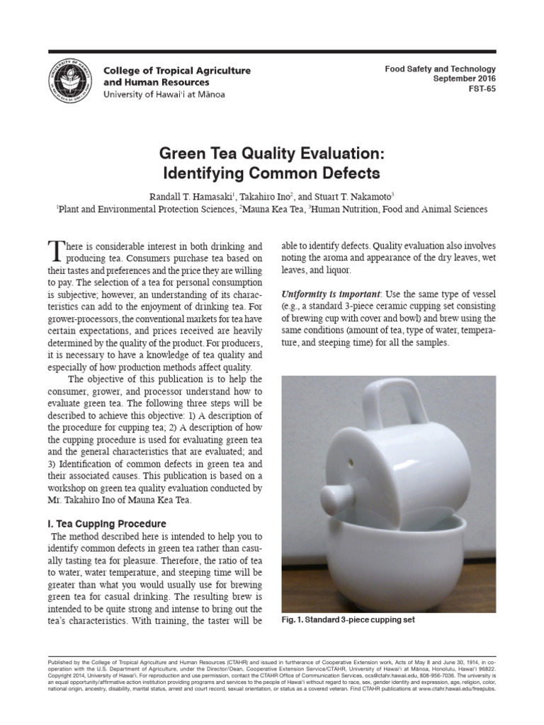 Green tea | PDF