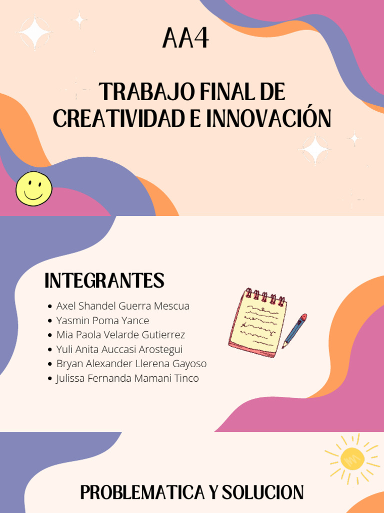 Aa4 Trabajo Final Creatividad e Innovacion | PDF