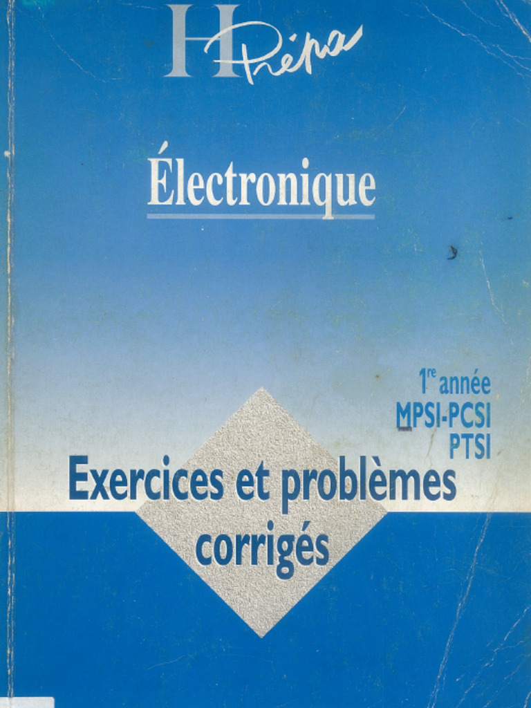 h Prepa Electrocinetique Exercices Corrige | PDF