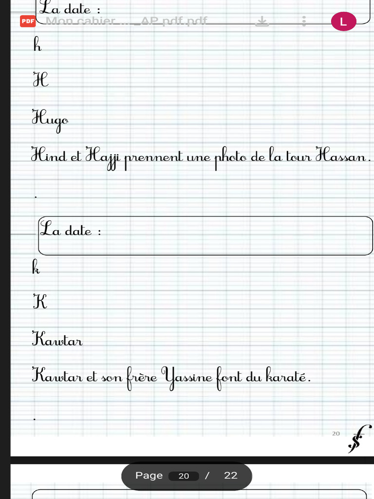Mon Cahier D'écriture - 4ème - AP PDF - PDF - Google DR | PDF