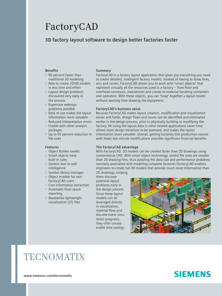 Siemens Factory Cad | PDF