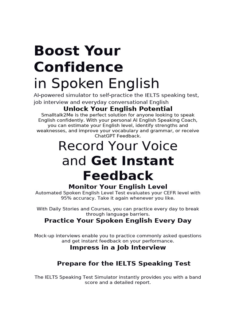 Boost Your Confidence | PDF