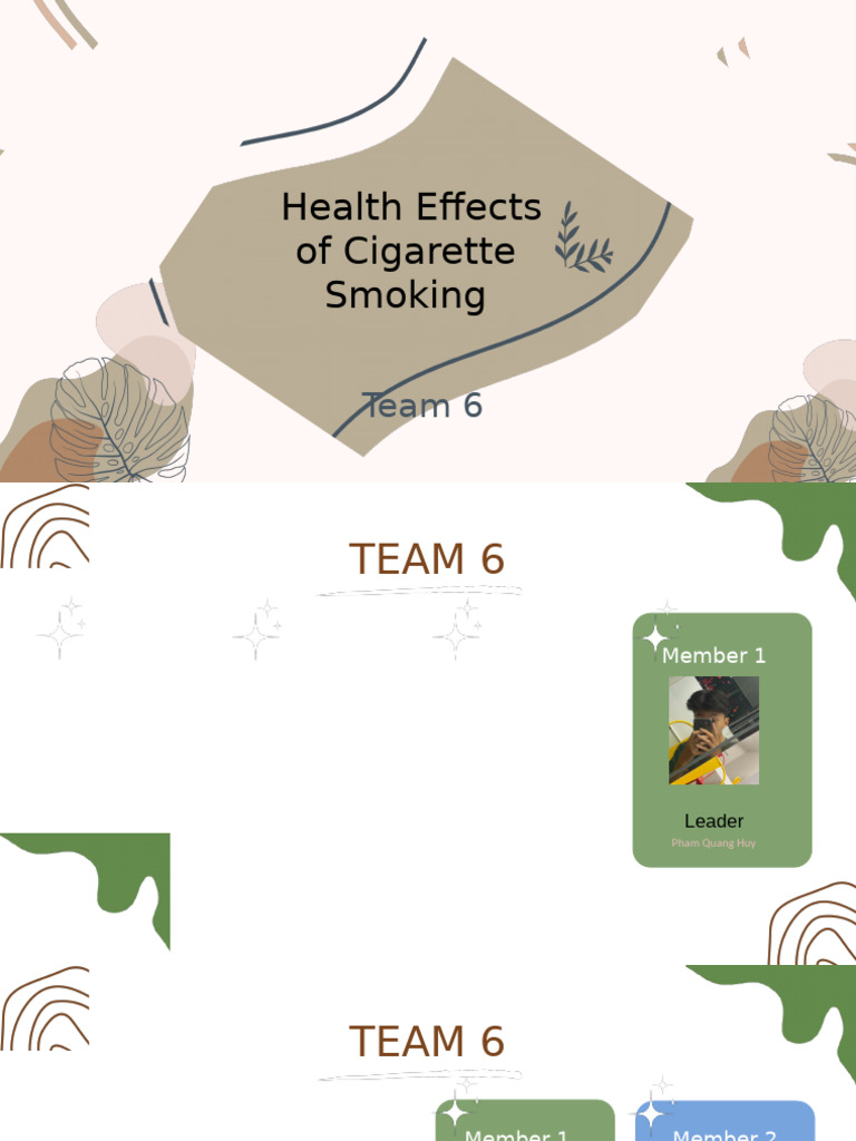 Health Health Effects of Cigarette Smoking | PDF