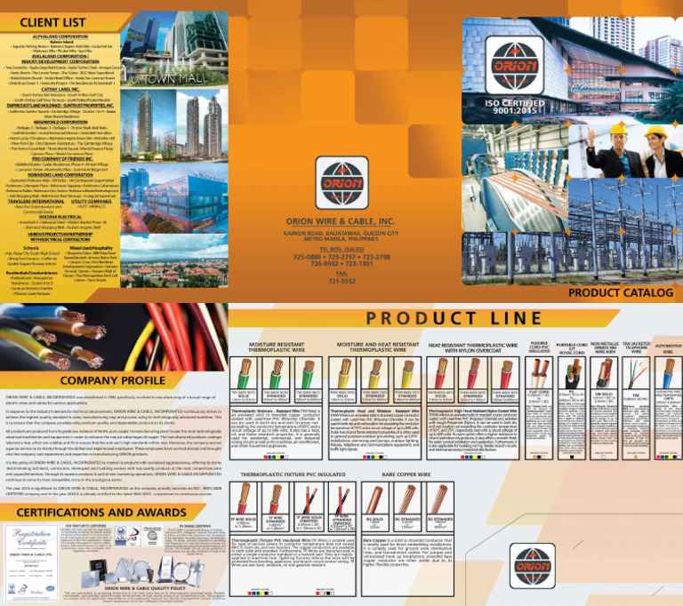 Orion Product Catalog Compressed | PDF