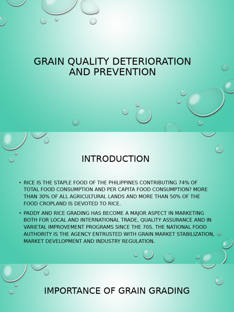 Rice Grading and Quality Standards | PDF | Rice | Agriculture