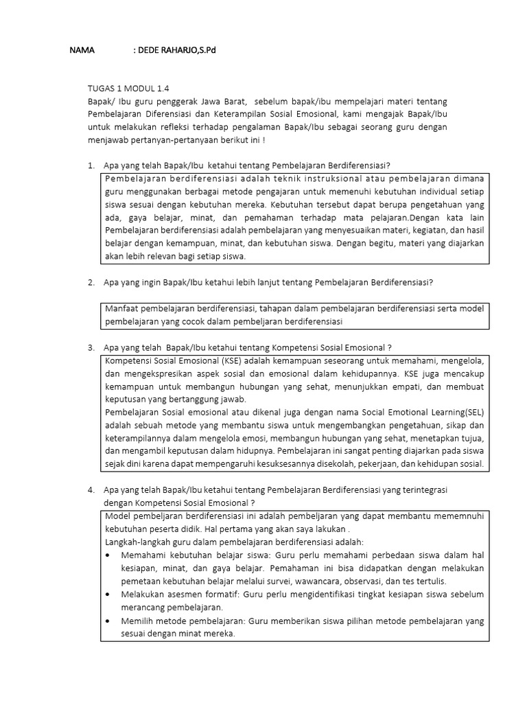 Tugas LK 1.4 Modul 1 - CGP | PDF