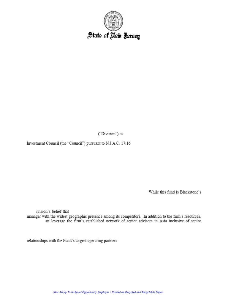 Blackstone Partners | PDF