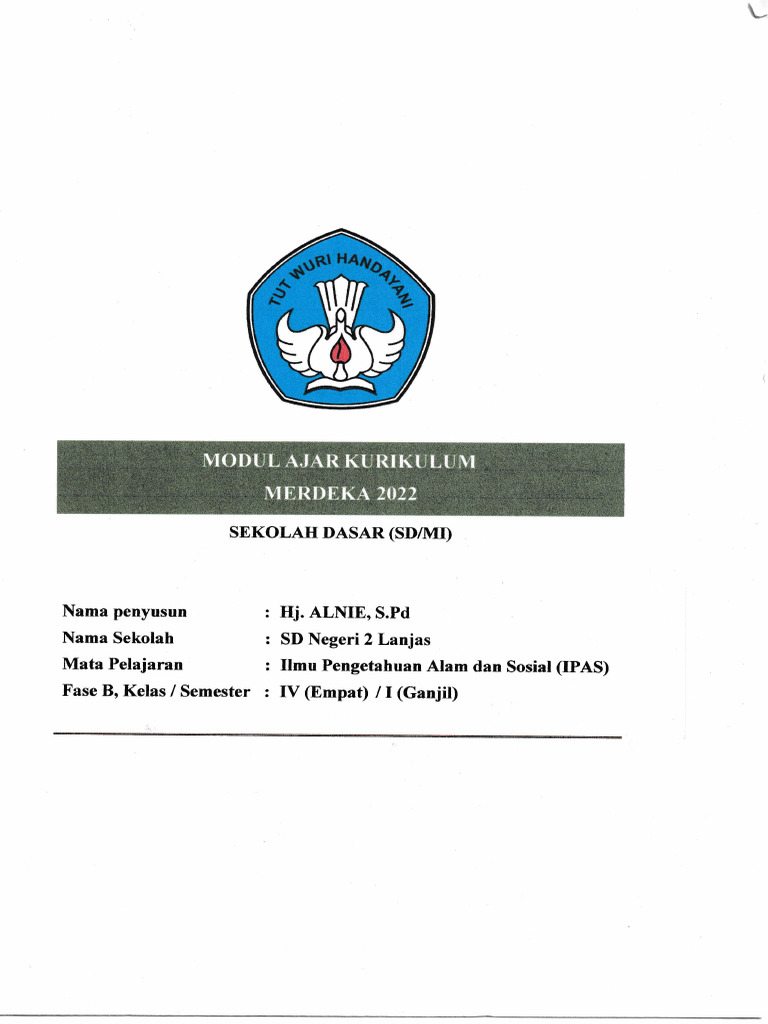 Modul Ajar Bu Alnie | PDF