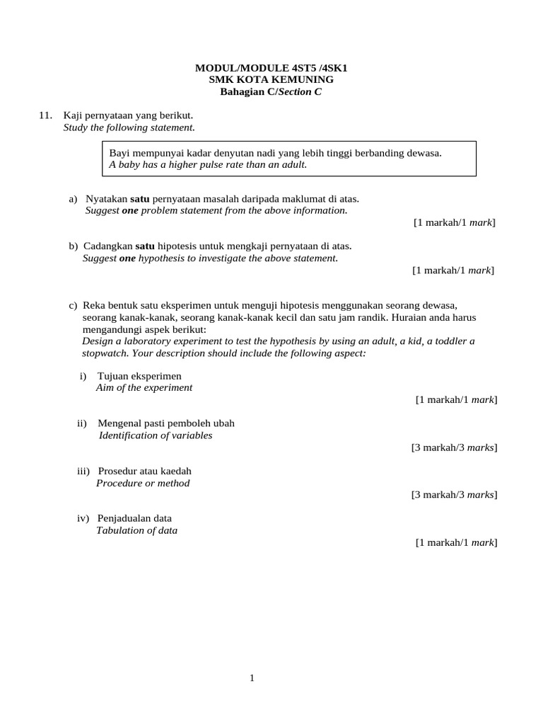 Module Paper 2 Section C 4 ST 5 & 4SK1 | PDF