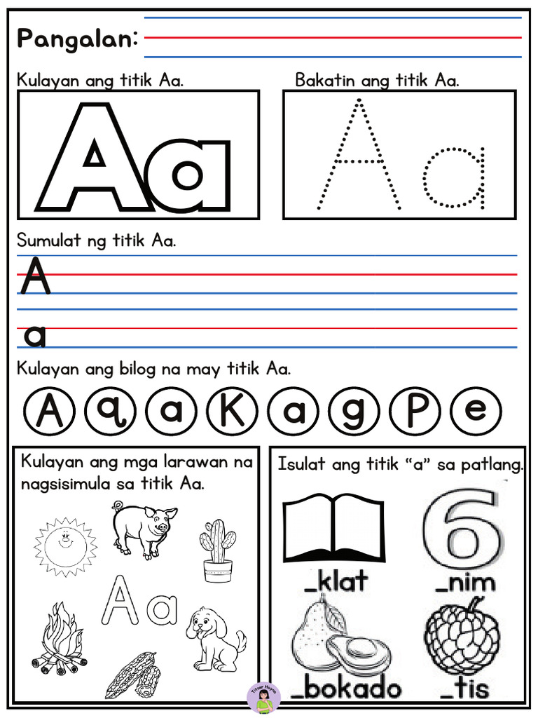 Alpabetong Filipino Worksheet | PDF