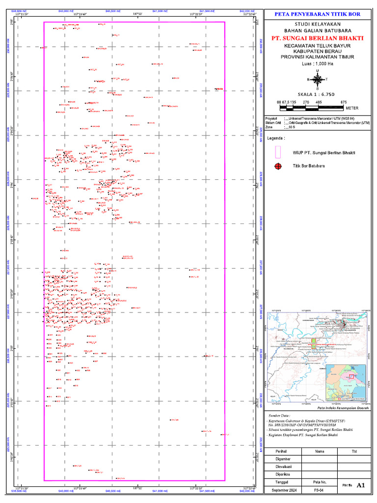 04. Peta Penyebaran Titik Bor | PDF
